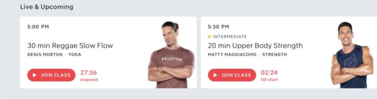 Peloton Live Classes (Everything you need to know)