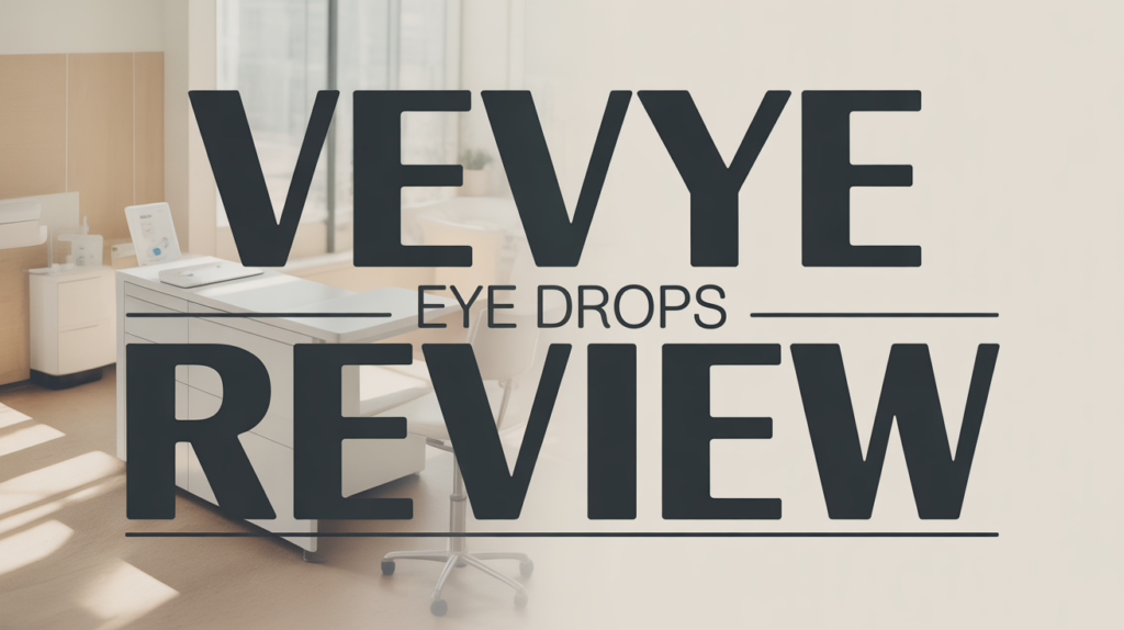 Vevye Eye Drops Review: Do They Work for Dry Eyes?